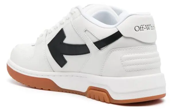 Off-White Out Of Office Low Leather Sneaker - White/black