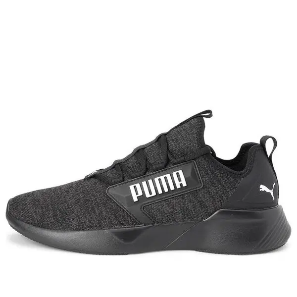 PUMA Retaliate Knitted Sports Shoe - Black