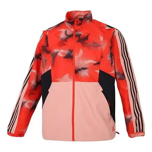 Adidas Color Blocked Patterned Jacket - Multi-color
