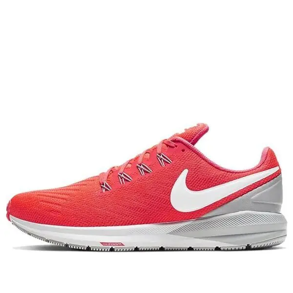 Nike Zoom Structure 22 Athletic Sneakers - Red/grey
