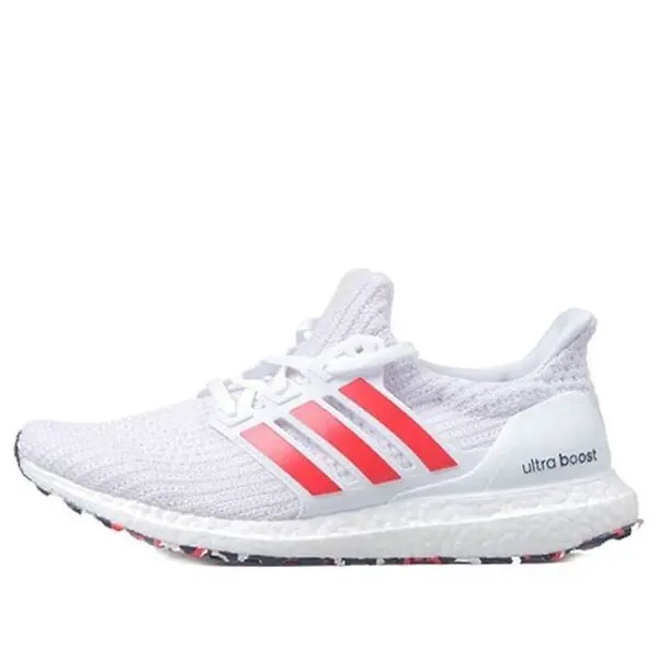 Adidas Ultraboost 4.0 "active Red Stripes" Sneakers - White