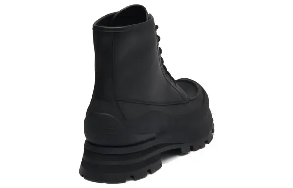Alexander McQueen Lace-up Combat Boots - Black