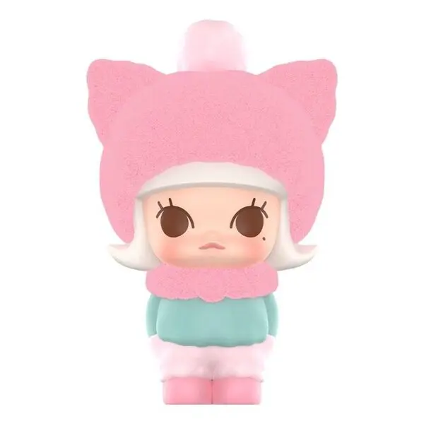 POP MART Pop Bean Fluffy And Cozy Figure "molly Fuzzy Kitty - Multi-color