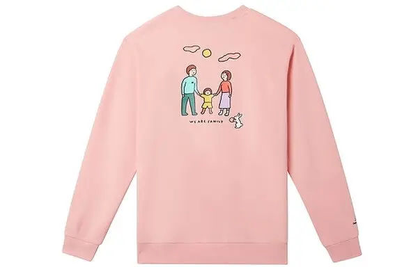 NEW BALANCE X Zero Per Zero Graphic Pullover Asia Sizing 'pink - Pink/multi