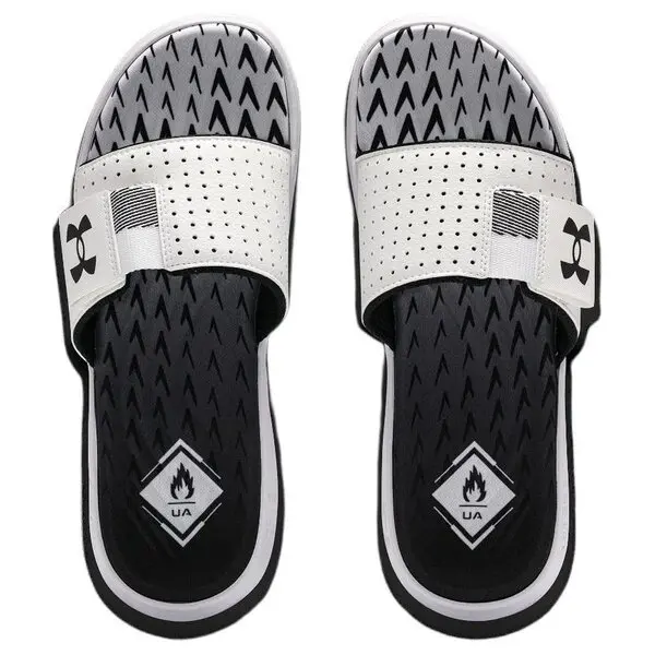 Under Armour Mercenary Slides - White/black