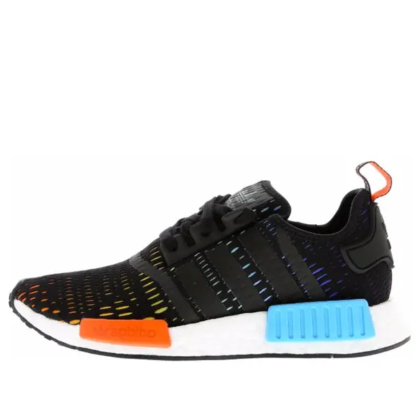 Adidas Nmd_r1 "rainbow" Low Top Sneakers - Black