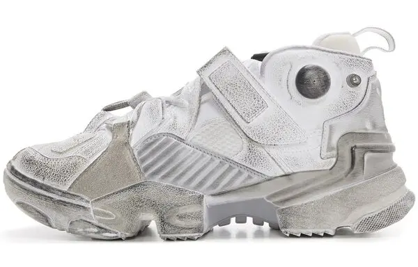 REEBOK Vetements X Genetically Modified Pump Mid Top Sneakers - White