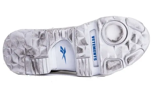 REEBOK Vetements X Genetically Modified Pump Mid Top Sneakers - White