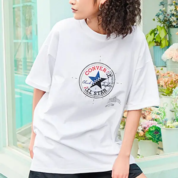 CONVERSE Chuck Anatomy Oversized Tee Asia Sizing - White