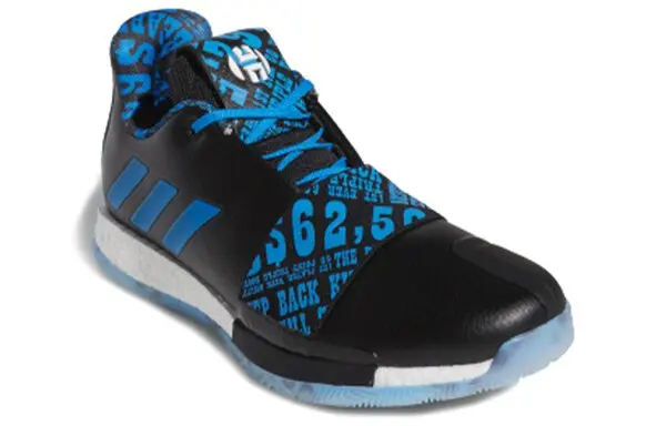 Adidas Harden Vol. 3 Basketball Sneakers - Black/blue