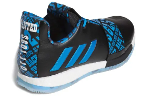 Adidas Harden Vol. 3 Basketball Sneakers - Black/blue