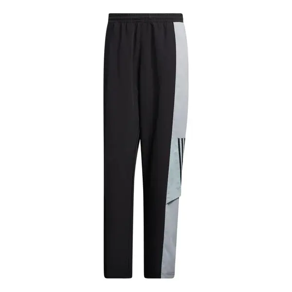 Adidas Neo Splicing Elastic Waistband Straight Sports Pants/trousers/joggers Black - Default Colorway