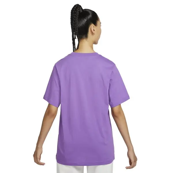 Nike T-shirt - Black Raspberry/white