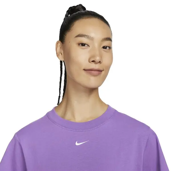 Nike T-shirt - Black Raspberry/white