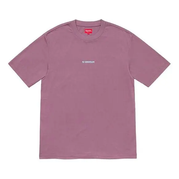 Supreme Fw19 Week 6 Internationale Ss Top Logo Tee - Purple
