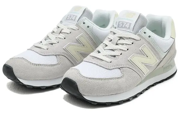 NEW BALANCE 574v2 Lace-up Sneakers - Grey/yellow