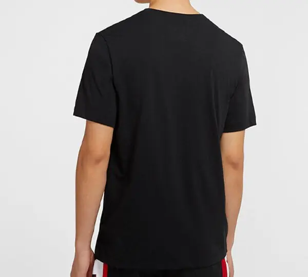 JORDAN Air Flying Logo Round Neck Short Sleeve - Black