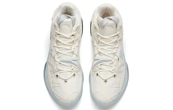 ANTA Klay Thompson "cream White Deconstructed" Sneakers - Beige/black/blue