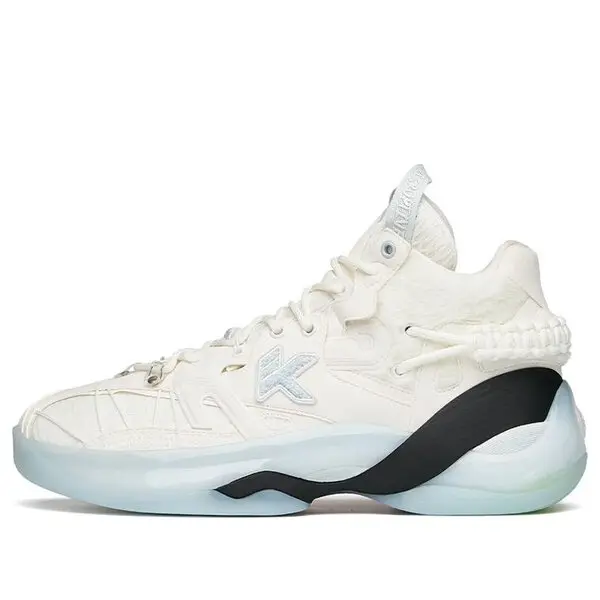 ANTA Klay Thompson "cream White Deconstructed" Sneakers - Beige/black/blue