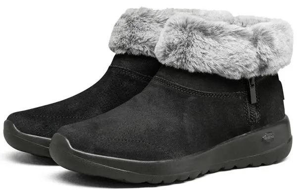 Sketchers On-the-go Joy Fur Trimmed Boots
