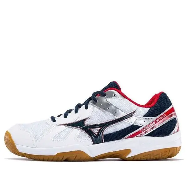 Mizuno Cyclone Speed Sneakers - White/red
