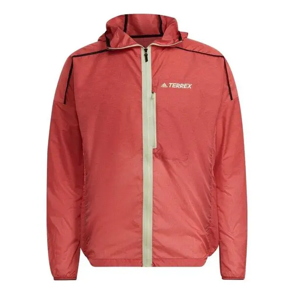 Adidas Reflective Windproof Hooded Jacket - Default Color