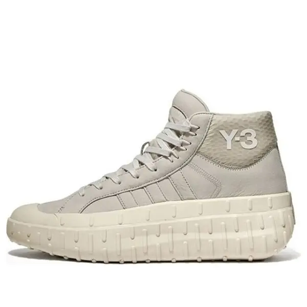 Adidas Y-3 Gr.1p High Top Lace-up Sneakers - Beige/grey
