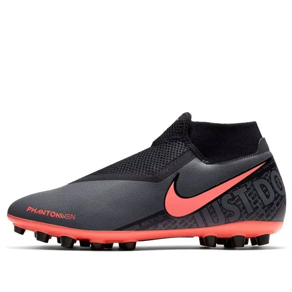 Nike Phantom Vision Academy Df Ag Artificial Grass Cleats - Grey/orange
