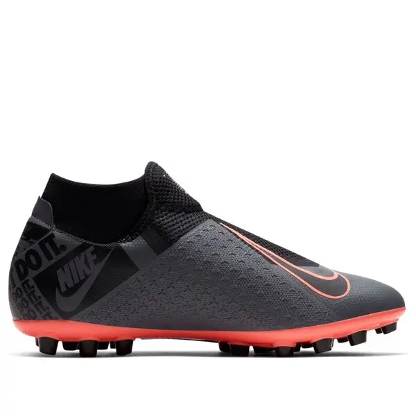 Nike Phantom Vision Academy Df Ag Artificial Grass Cleats - Grey/orange