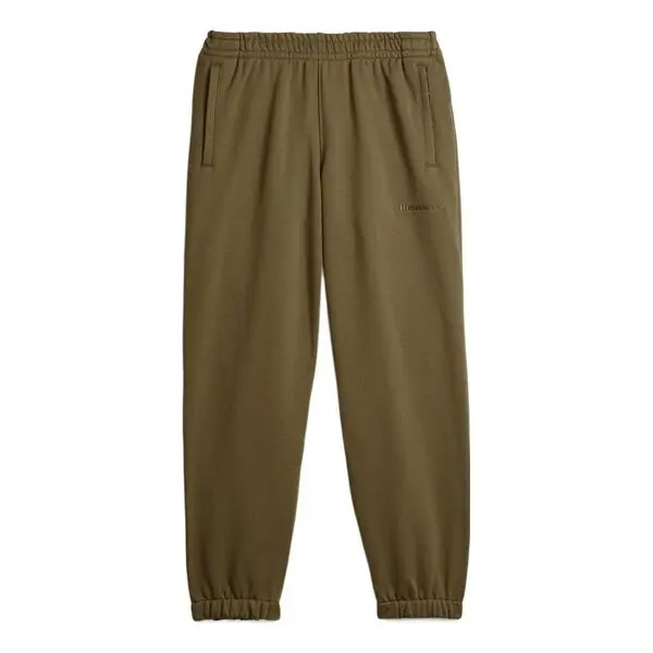 Adidas X Pharrell Humanrace Small Logo Sweatpants 'olive Cargo - Multi-color