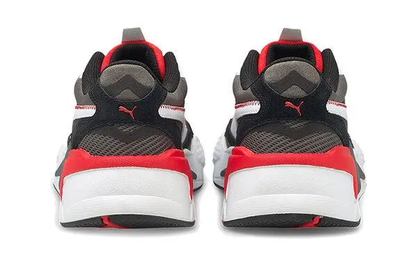 PUMA Rs-x3 Twill Air Mesh Sneakers - Black/white/red
