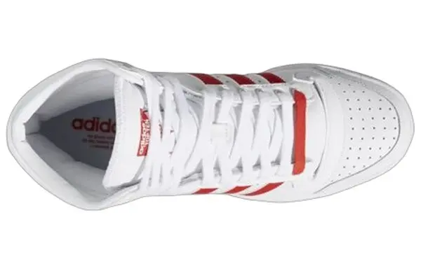 Adidas Top Ten High Lush Red' Sneakers - White