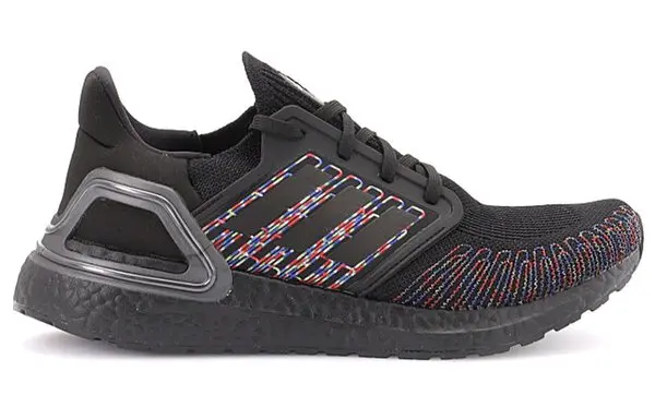 Adidas Ultra Boost 20 Low Top Sneakers - Black/red/blue