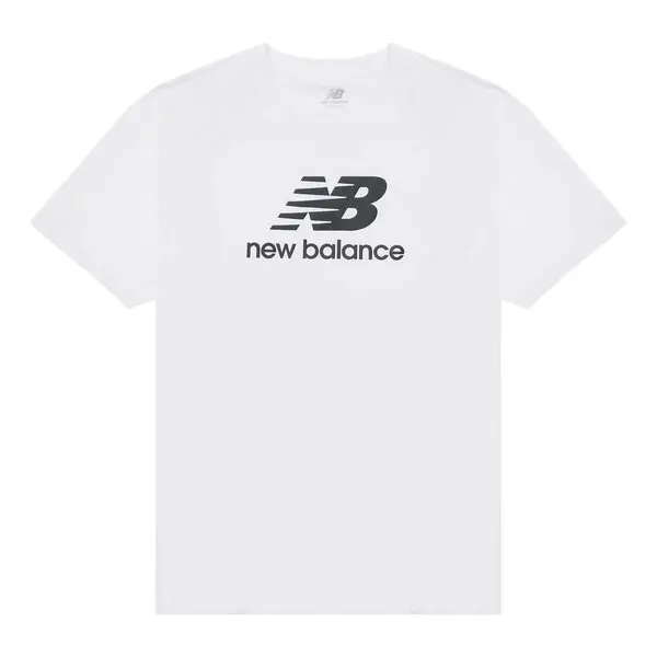 NEW BALANCE Essential Big Logo T-shirt Asia Sizing - White