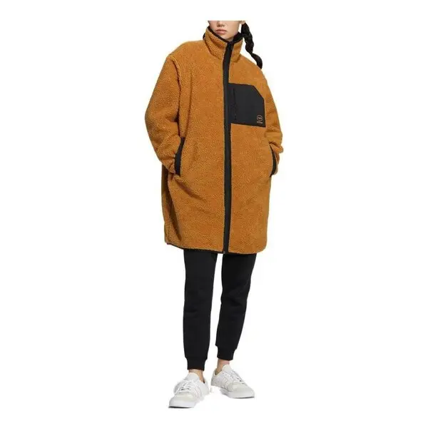 Adidas Neo Colorblock Logo Print Stand Collar Jacket