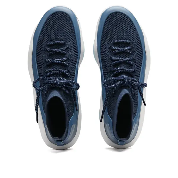 EQLZ 247 'mako' High Top Sneakers - Blue/white