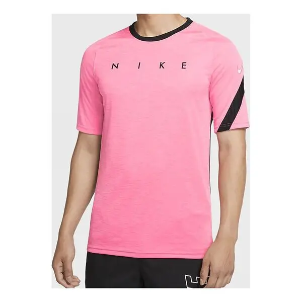 Nike Dri-fit Academy Short Sleeve Shirt - Pink
