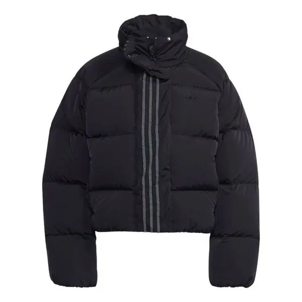 Adidas Short Down Puffer Jacket - Black