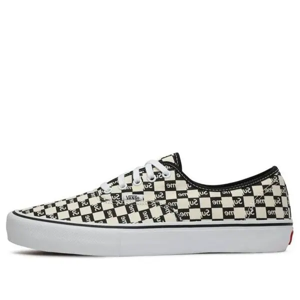 VANS Supreme X Authentic Pro "checkered Black - Black/white