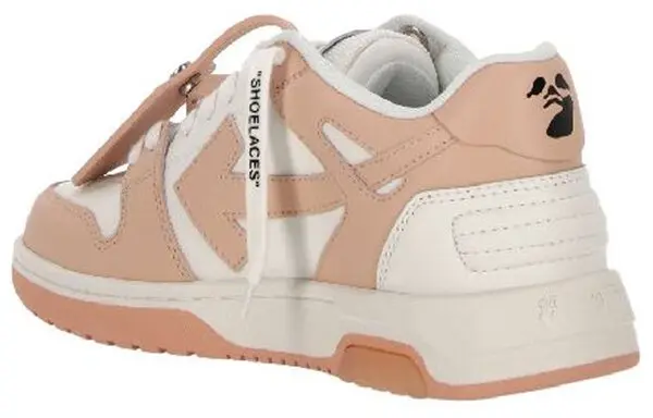 Off-White Out Of Office Low-top Sneaker - Tan/white