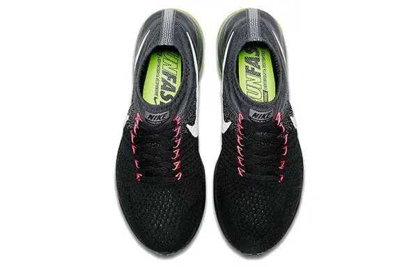 Nike Zoom All Out Flyknit - Black/white/green