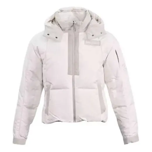 CONVERSE Premium Short Down Puffer Jacket - White