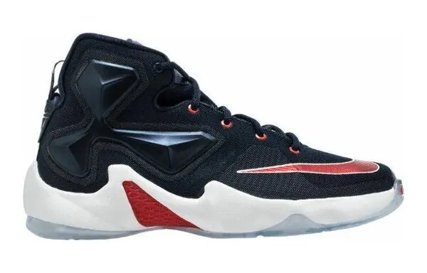 Nike Lebron 13 'usa' High Top Sneakers - White/blue/red