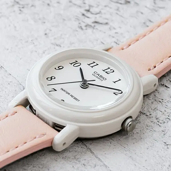 Casio Classic Leather Strap Watch - Light