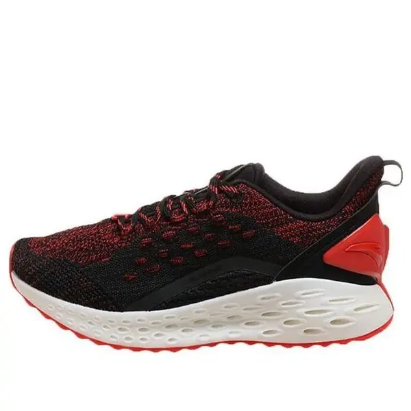ANTA Running Series Sneakers - Black/red/white