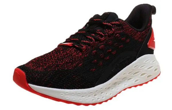 ANTA Running Series Sneakers - Black/red/white