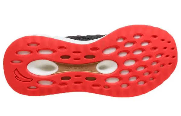 ANTA Running Series Sneakers - Black/red/white