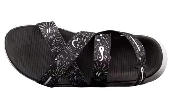 Nike Roshe One Sandal Print - Black/white