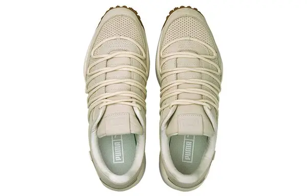 PUMA Lace Rider Prm Sneakers - Khaki/white