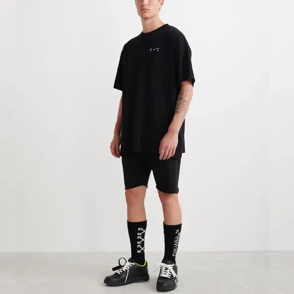 Off-White Ss22 Back Caravaggio Short Sleeve Loose Fit T-shirt - Black